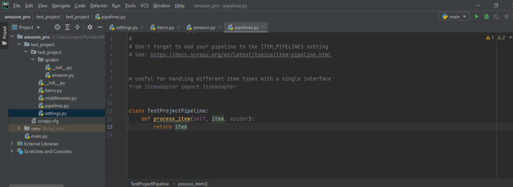 How To Scrape Amazon Data Using Python Scrapy - Python Programs