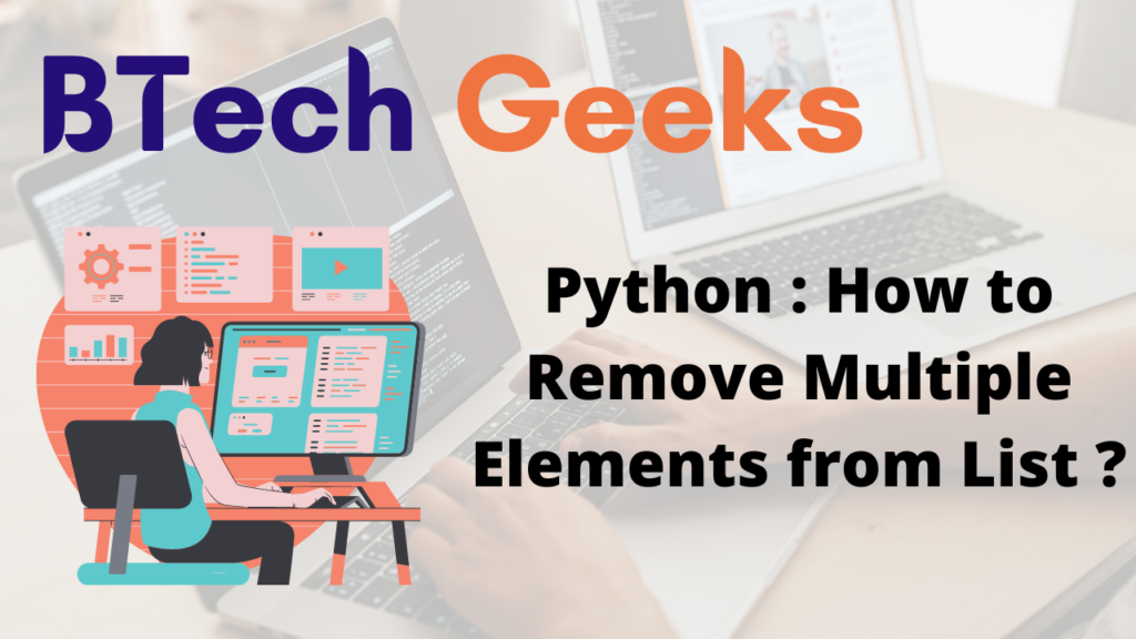 Python How To Remove Multiple Elements From List Python Programs