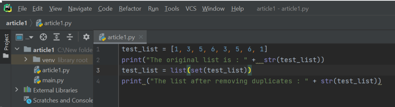 Python Ways To Remove Duplicates From List Python Programs