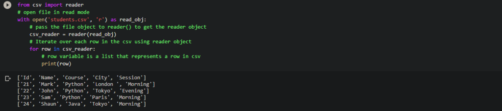 Python Read A CSV File Line By Line With Or Without Header Python Programs