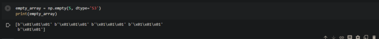 Create An Empty Numpy Array Of Given Length Or Shape And Data Type In Python Python Programs