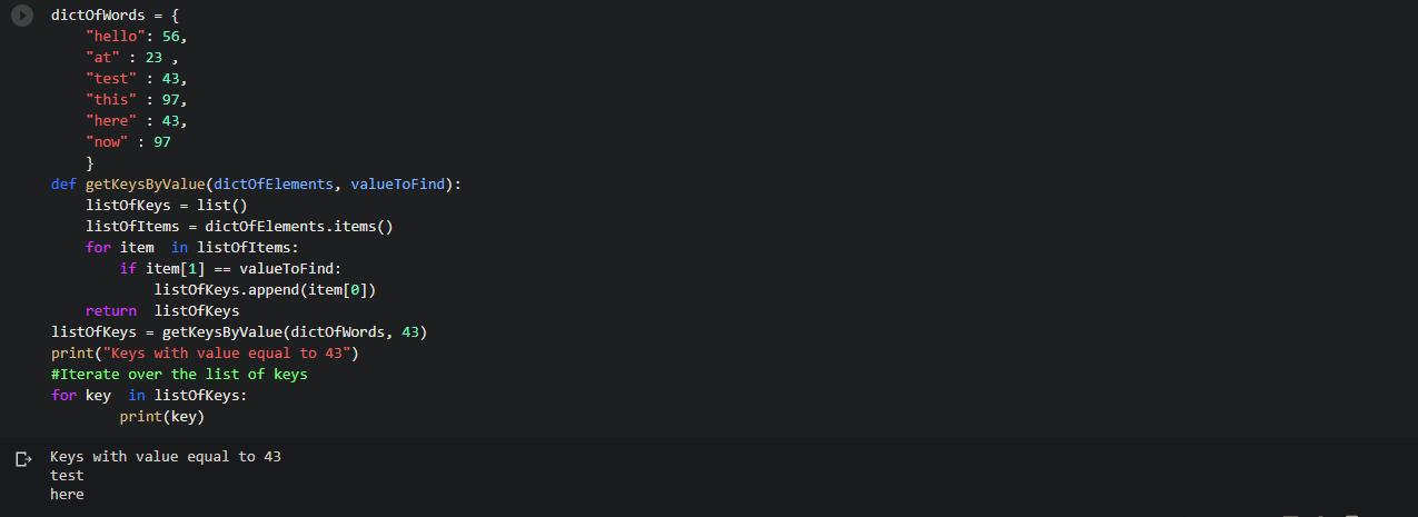 Python How To Find Keys By Value In Dictionary Python Programs