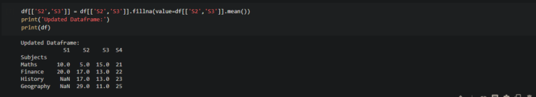 Pandas: Replace NaN with mean or average in Dataframe using fillna ...
