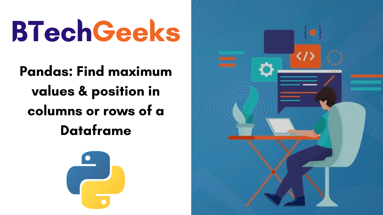 Pandas Find Maximum Values Position In Columns Or Rows Of A Dataframe How To Find The Max 