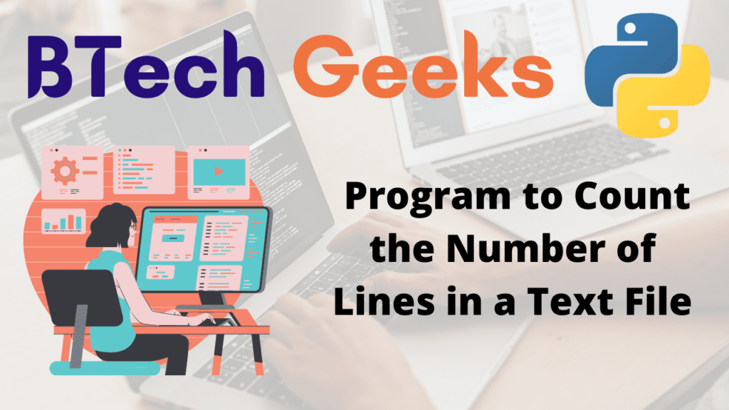 Python Program To Count The Number Of Lines In A Text File Python 