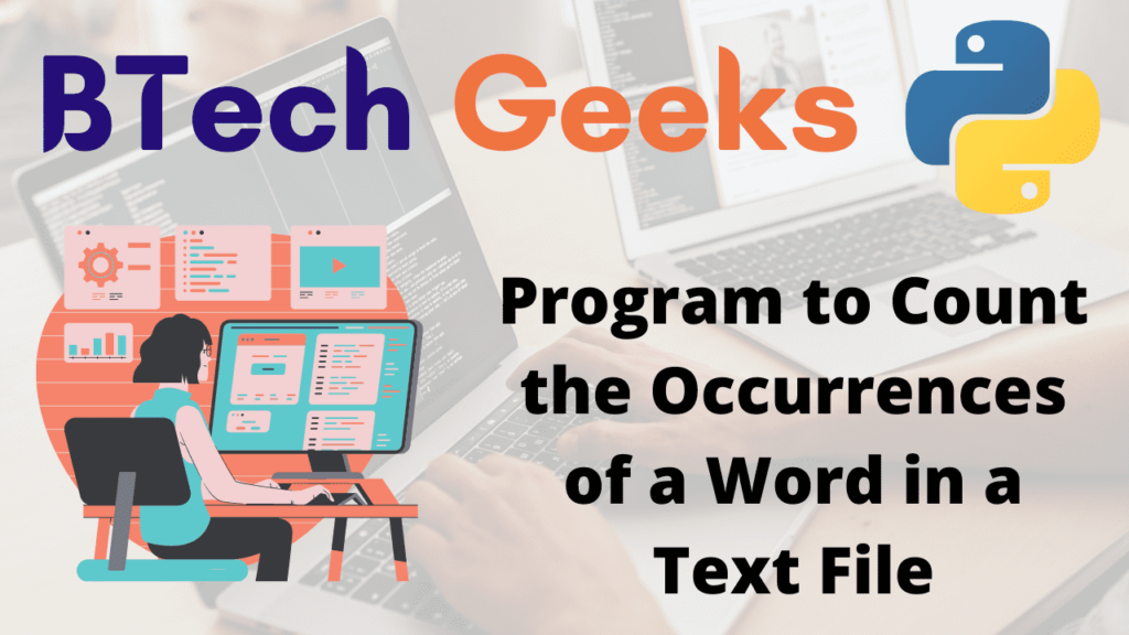 Python Program To Count The Occurrences Of A Word In A Text File
