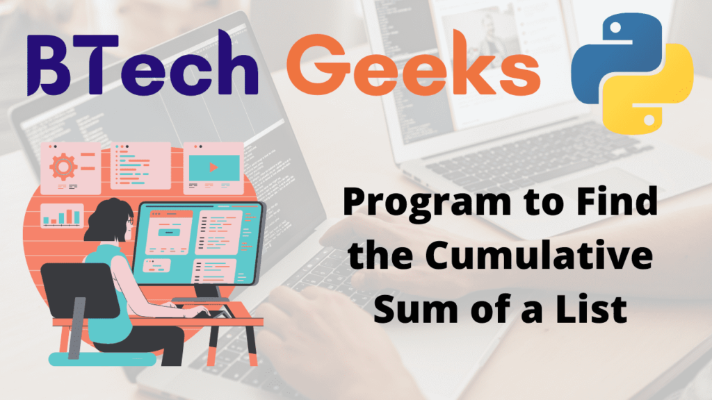 Python Program To Find The Cumulative Sum Of A List Using Different